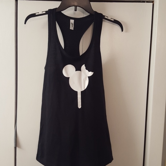 etsy | Tops | Mickey Mouse Black Tank Top | Poshmark